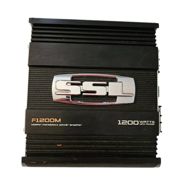 Sound Storm Lab F1200M Car Audio Force MonoBlock 1200W MOSFET Amplifier